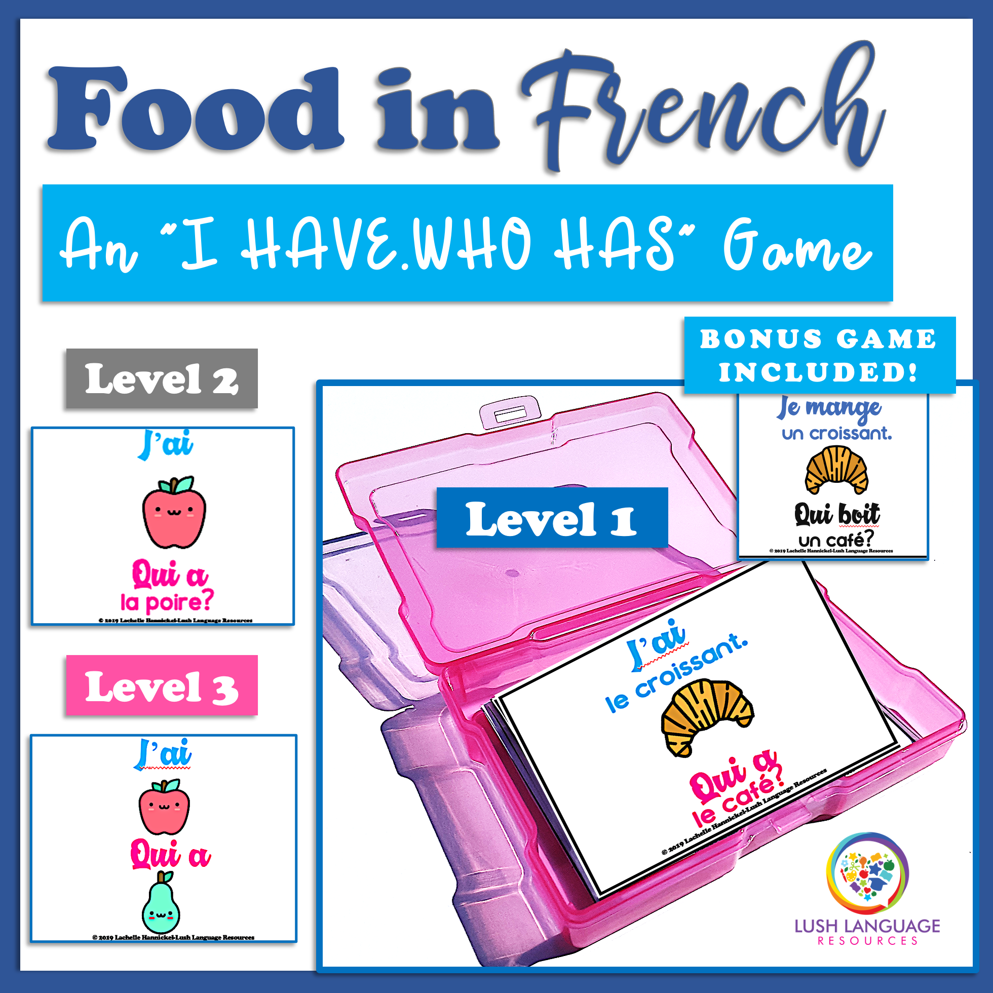 Classroom Objects In French-I Have Who Has Game - Lachelle Hannickel